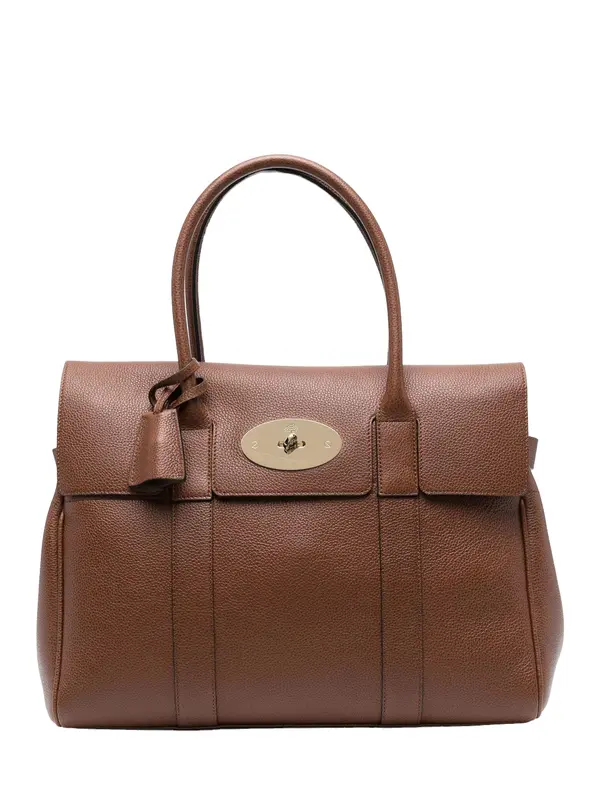 Mulberry Twist-lock Tote Bag - Brown