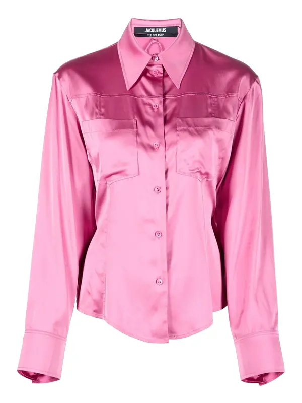 Jacquemus Open-back Shirt - Pink