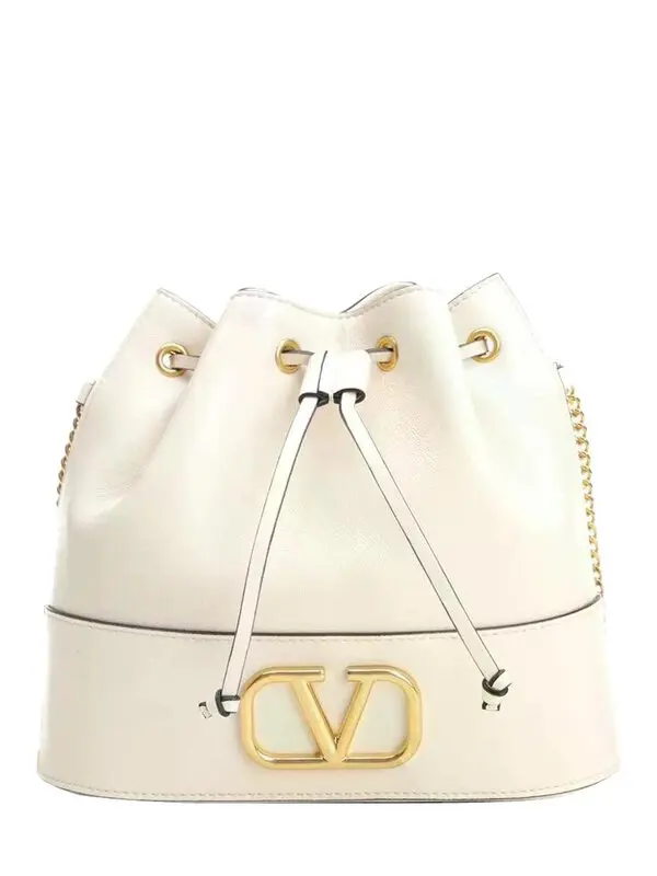 Valentino Garavani Vlogo Chain-strap Mini Bag - White