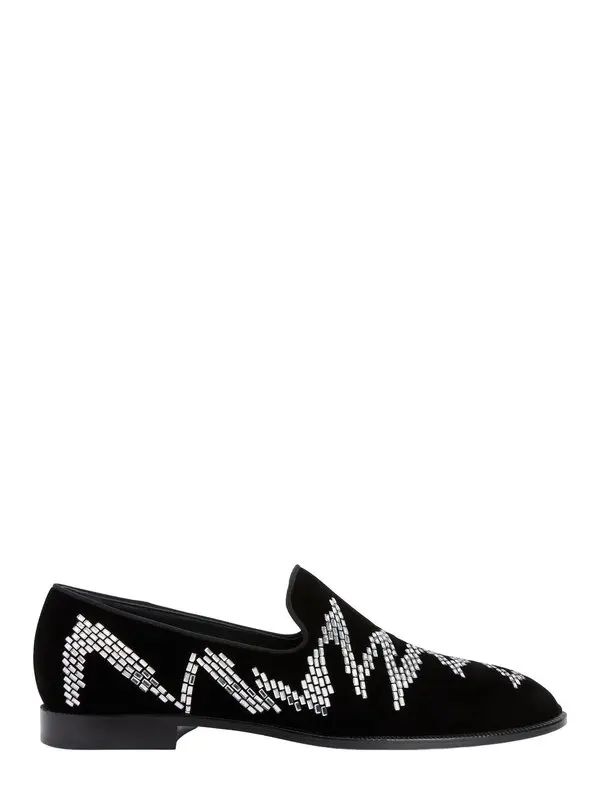 GIUSEPPE ZANOTTI Jareth Shake Loafers - Black