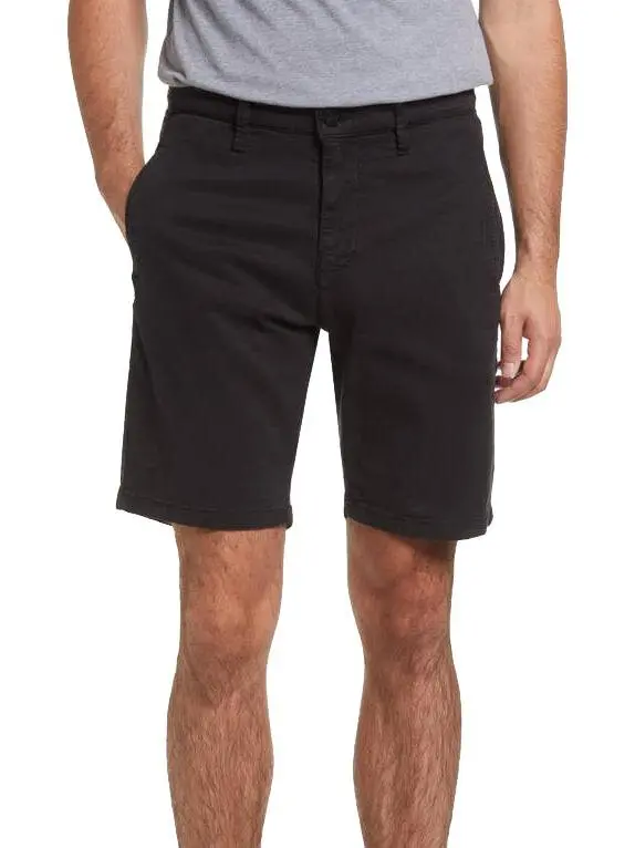 34 Heritage Nevada Soft Touch Stretch Bermuda Shorts - Black Soft Touch
