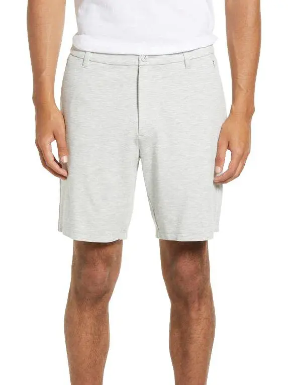 Mizzen+main Proflex Shorts - Light Gray Heather