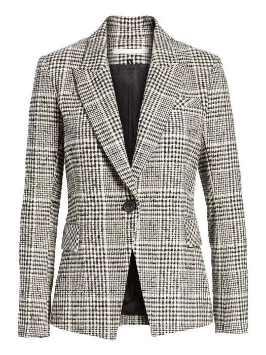 Veronica Beard Rhett Dickey Jacket - Black/white