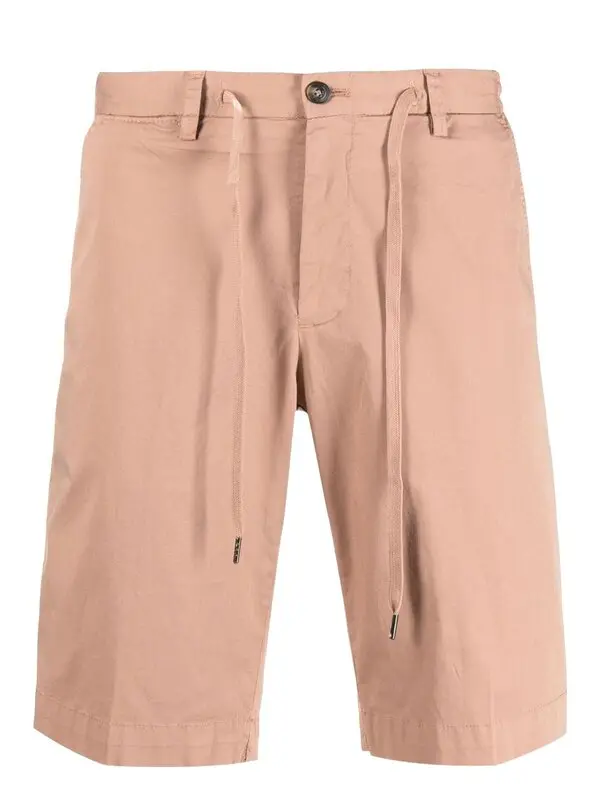 BRIGLIA 1949 Malibu Drawstring Chino Shorts - Pink