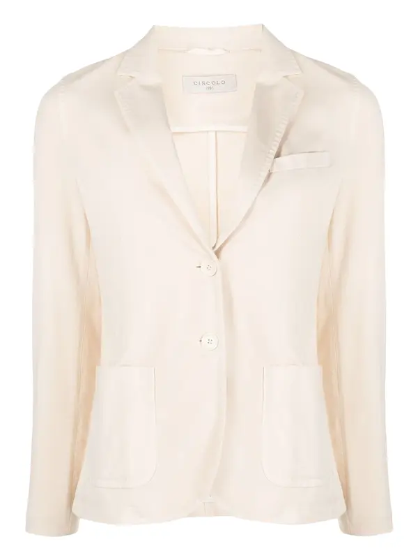 CIRCOLO 1901 Single-breasted Blazer - Neutrals