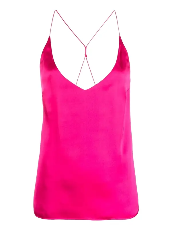 BLANCA VITA Spaghetti-strap Camisole - Pink
