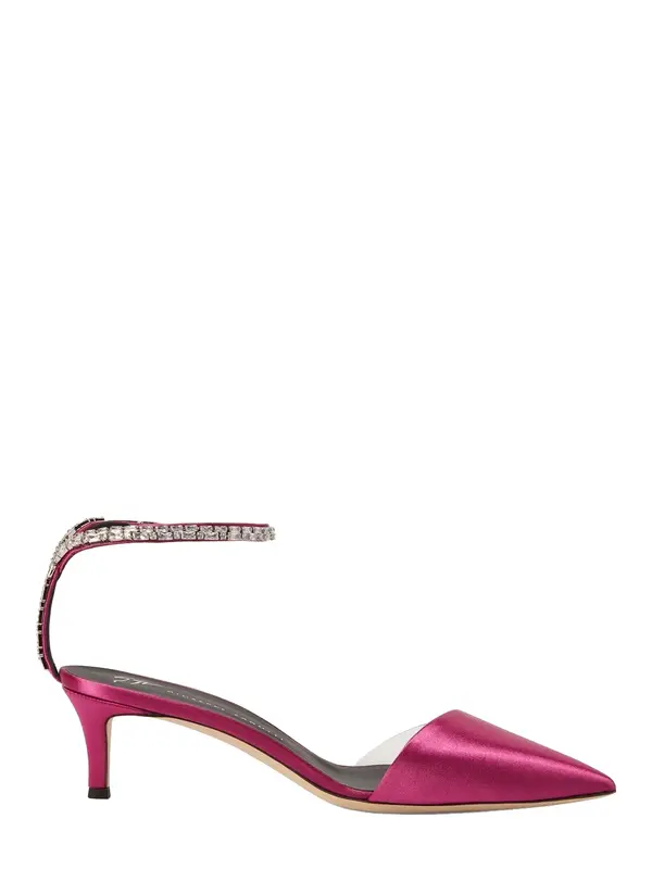 GIUSEPPE ZANOTTI 50mm Xenya Crystal Pumps - Pink