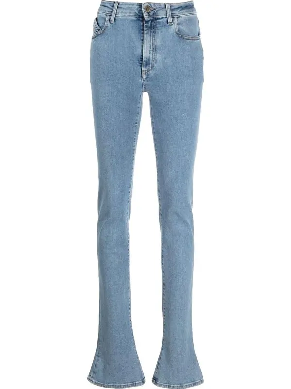 Attico Dione High-rise Slim Jeans - Blue
