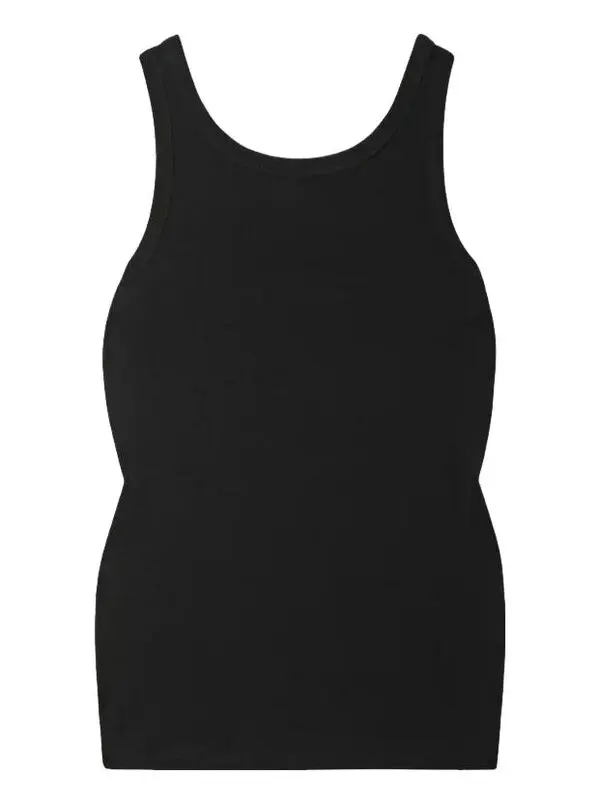 THE ROW Essentials Frankie Tank - Black