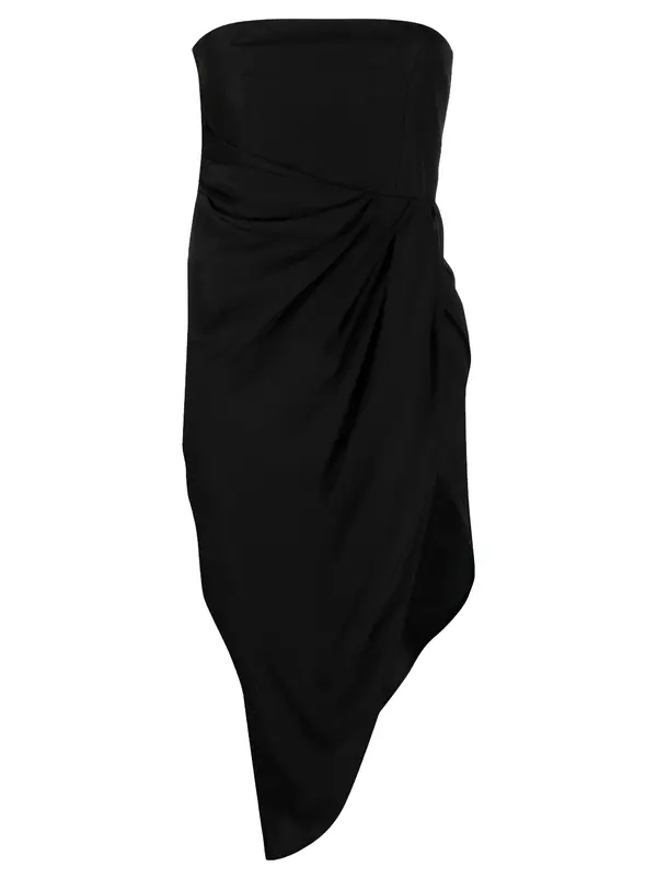 Gauge81 Lica Strapless Dress - Black
