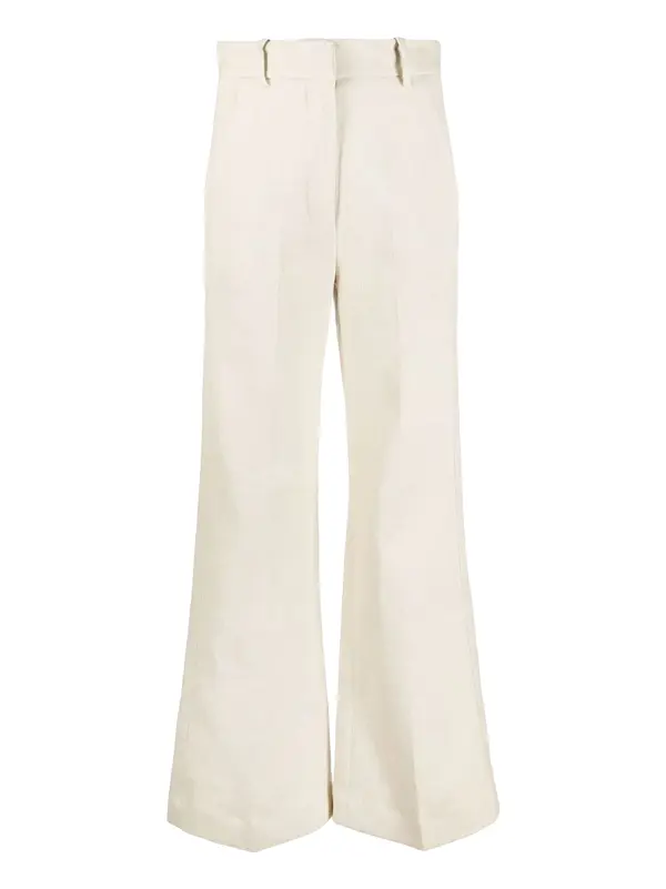 Co Straight Leg Trousers - Neutrals