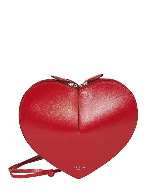 Alaïa Le Coeur Convertible Shoulder Bag - Red