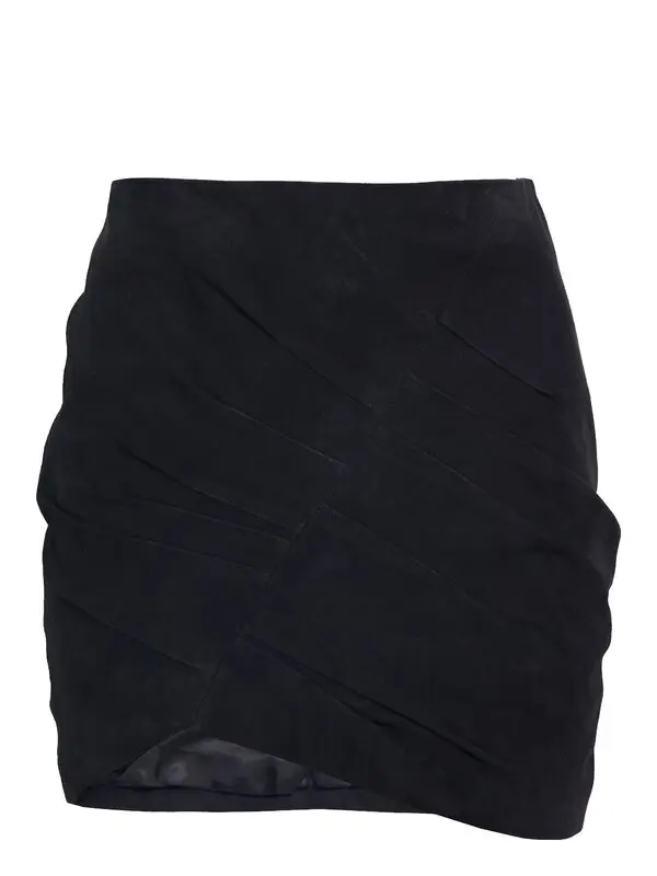 IRO PARIS Caray Suede Mini Skirt - Black