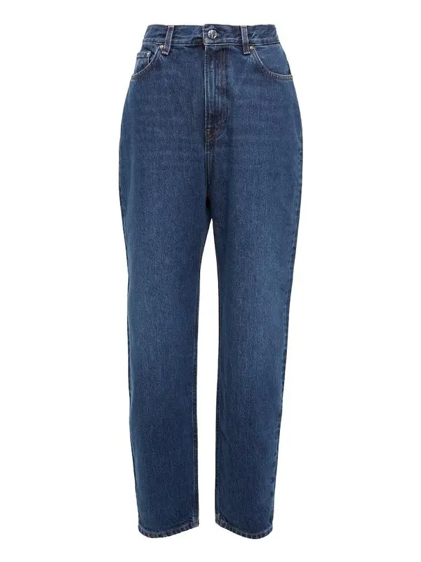 TOTEME High-rise Tapered Jeans - Blue