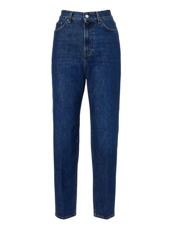 TOTEME High-rise Tapered Jeans - Blue