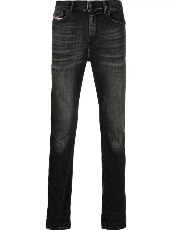 Diesel 1983 Low-rise Skinny Jeans - Black