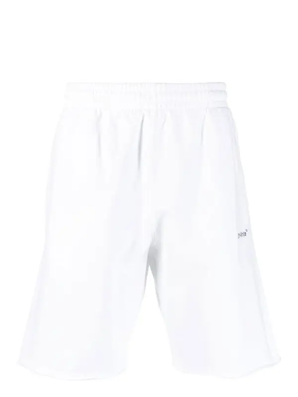 Off-White Diag-stripe Track Shorts - White