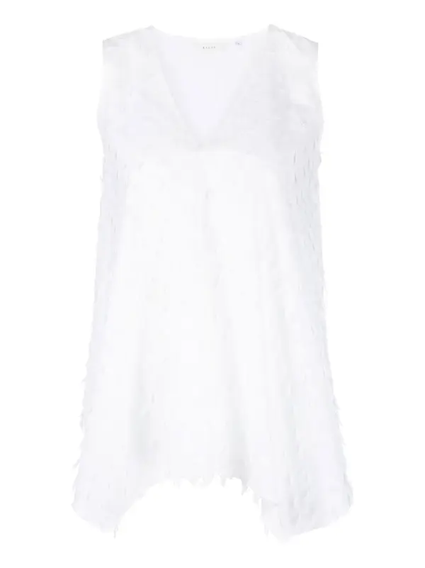 XACUS Sleeveless Top - White