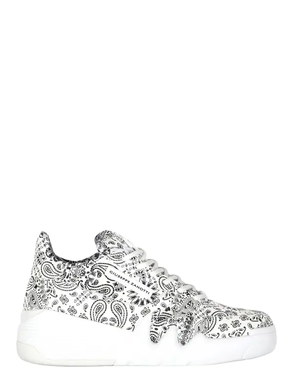 GIUSEPPE ZANOTTI Talon Paisley-print Sneakers - White