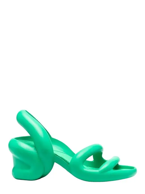 Camper Kobarah Mid-heeled Slides - Green