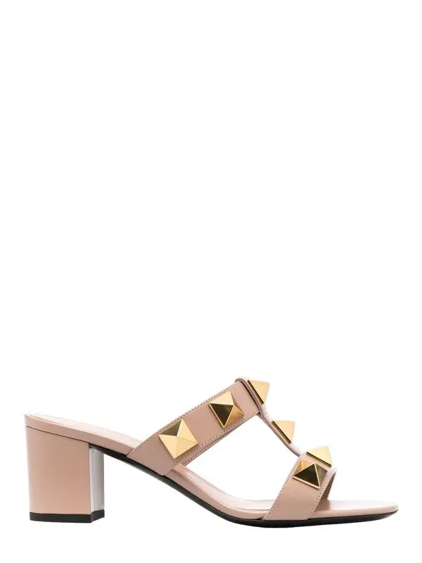 Valentino Garavani 60mm Roman Stud Sandals - Pink