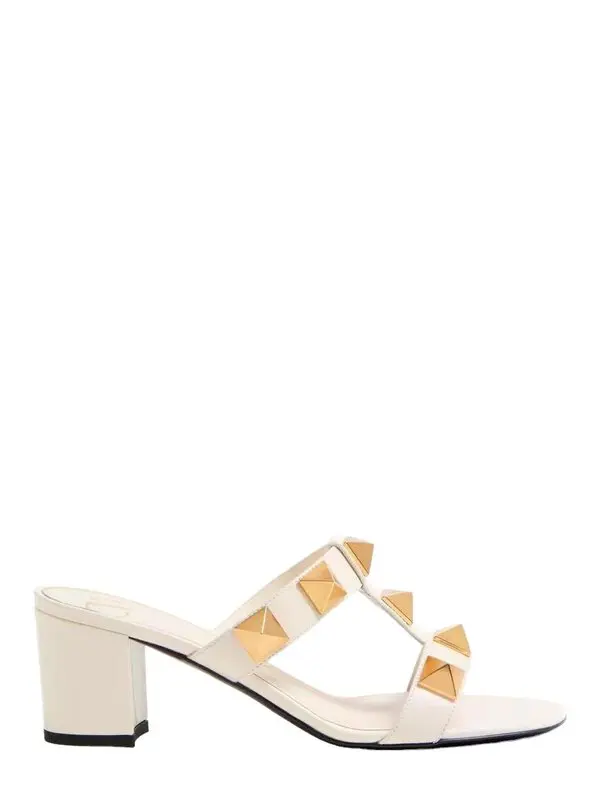 Valentino Garavani Rockstud T-bar Mules - Neutrals