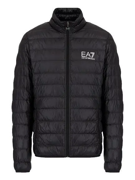 Emporio Armani Packable Core Identity Puffer Jacket - Black