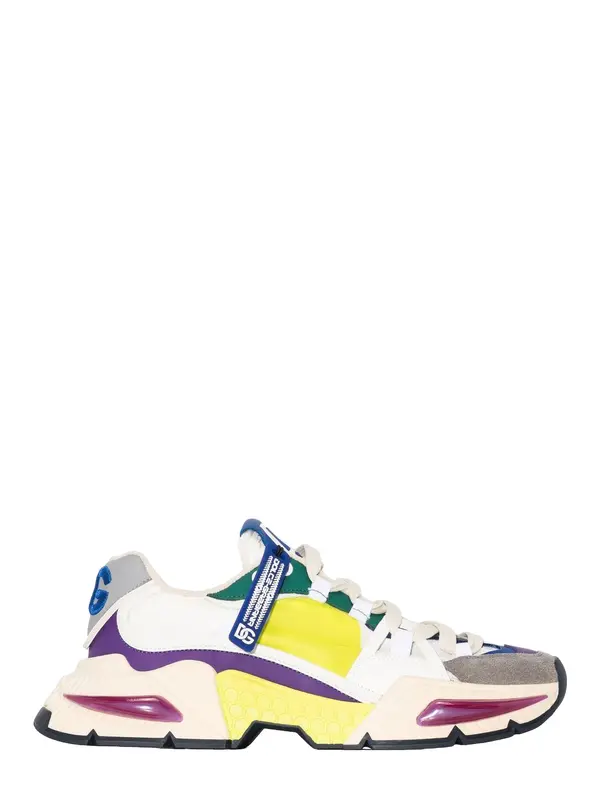 Dolce & Gabbana Air Master Panelled Sneakers - White