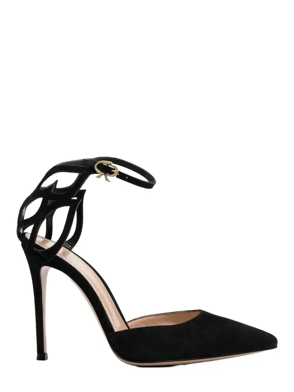 GIANVITO ROSSI Fleur 105mm Pumps - Black
