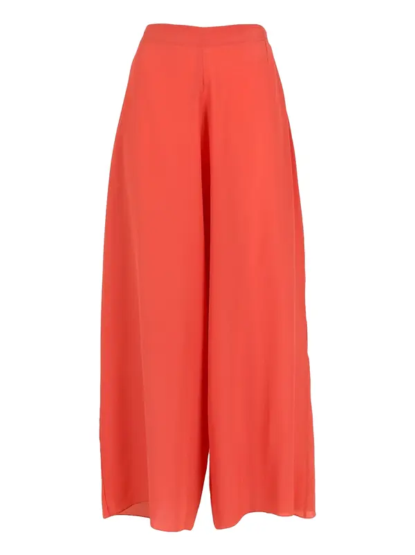 AMIR SLAMA Silk Palazzo Pants - Orange