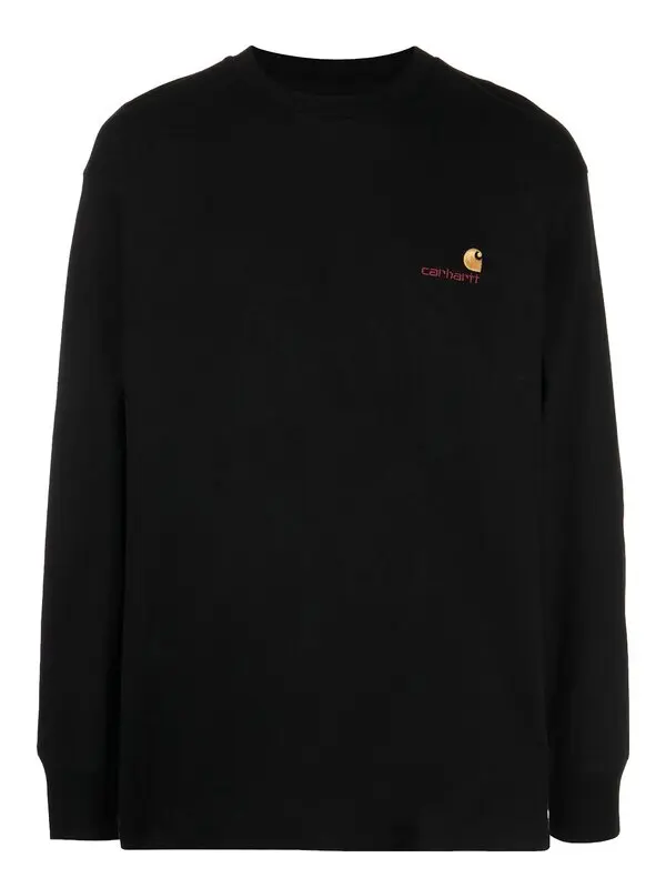 Carhartt Work In Progress American Script Jumper - Black