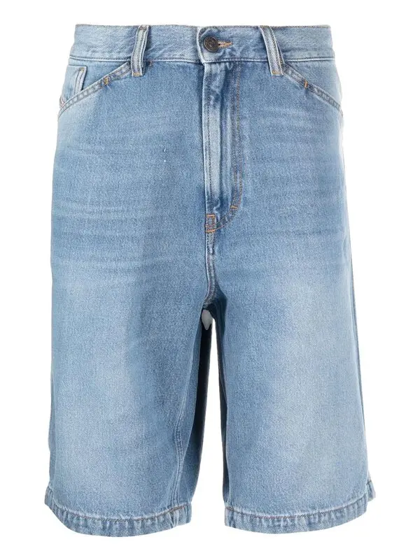 DIESEL® Franky-z Denim Utility Shorts - Blue