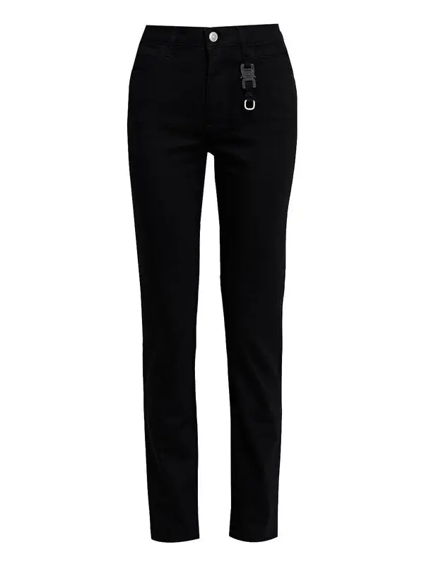 1017 Alyx 9sm High-rise Slim-leg Jeans - Black