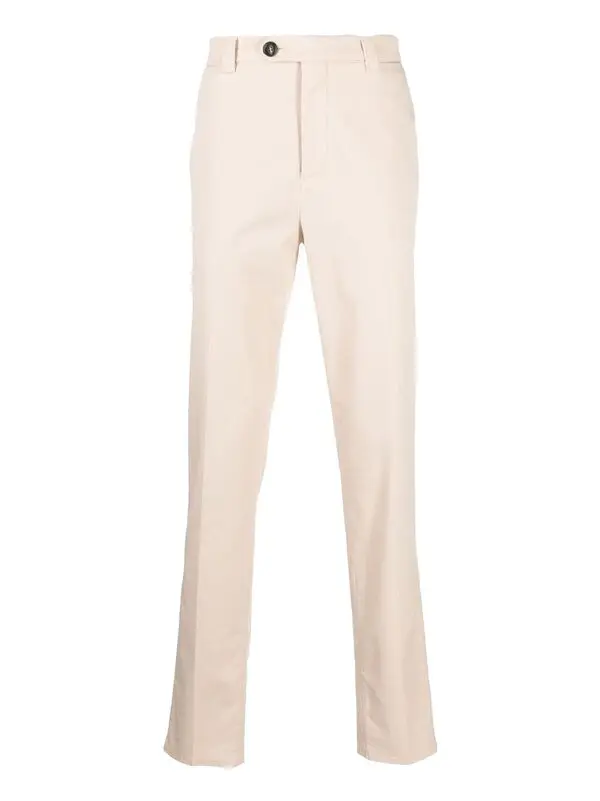 Brunello Cucinelli Mid-rise Tailored Chinos - Neutrals