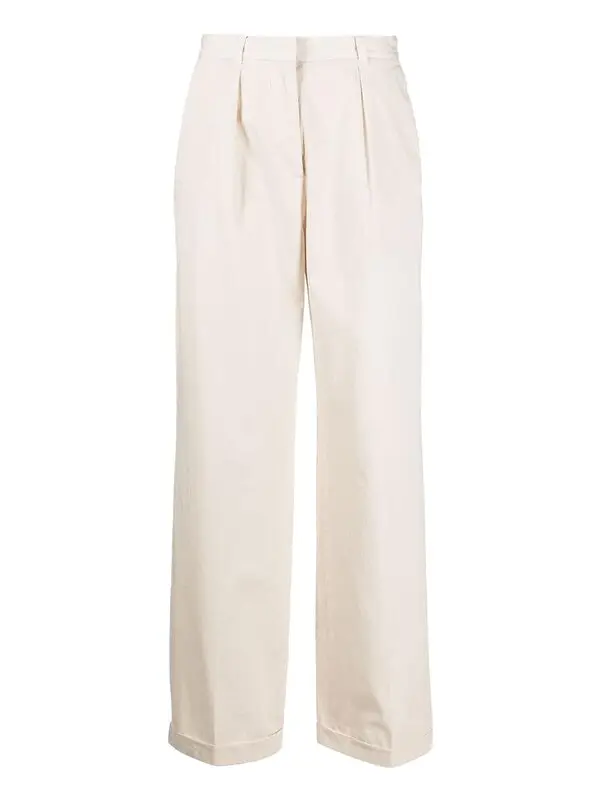 A.p.c. Straight-leg Tailored Trousers - Neutrals