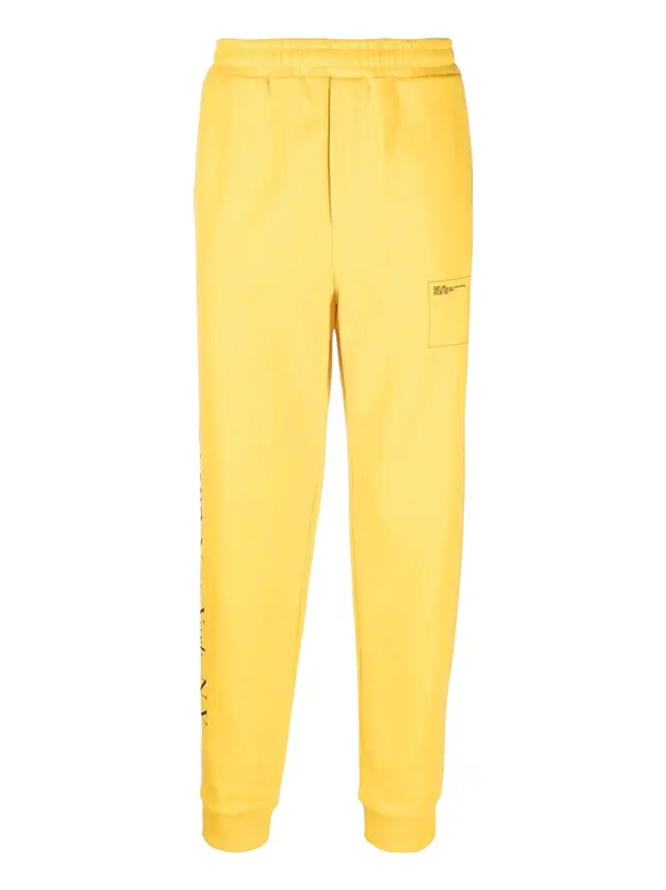 Helmut Lang New York Postcard Track Trousers - Yellow