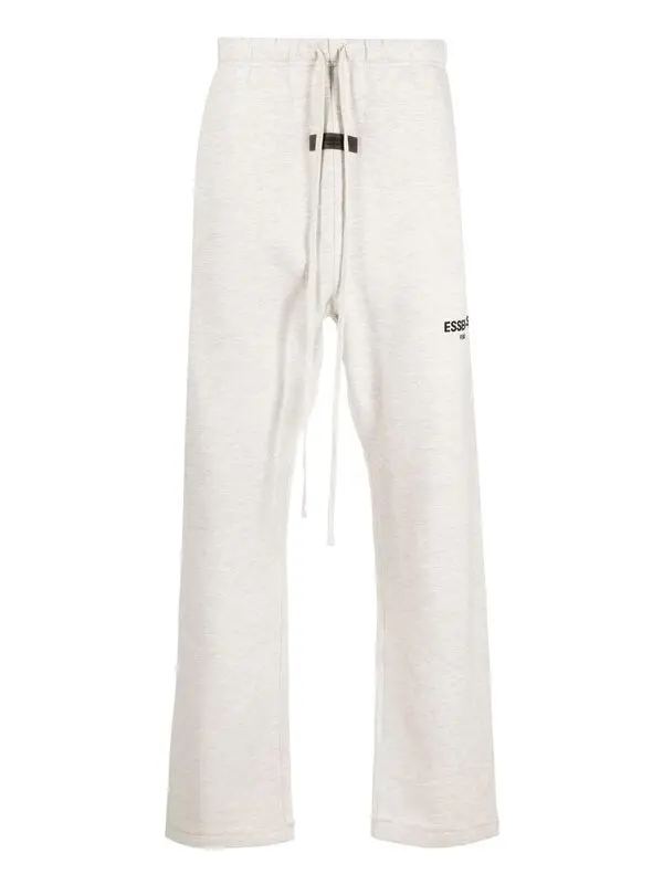 Fear Of God Logo-print Track Pants - Neutrals