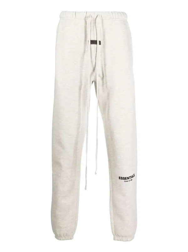 Fear Of God Logo-print Track Pants - Neutrals