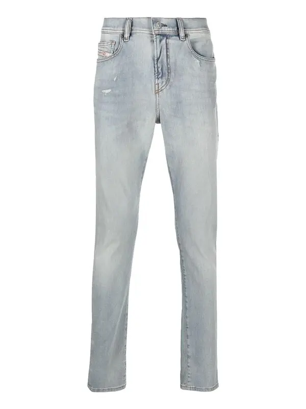 DIESEL® Distressed Slim-fit Jeans - Blue