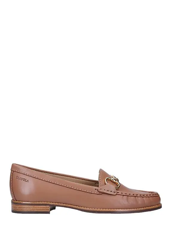 Carvela Leather Loafers - Tan Comb