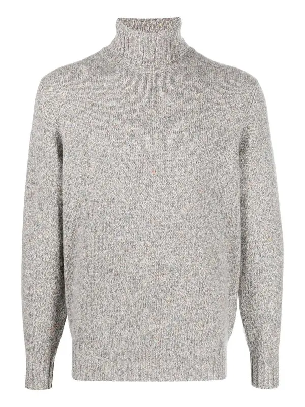 Brunello Cucinelli Cashmere Roll-neck Jumper - Grey