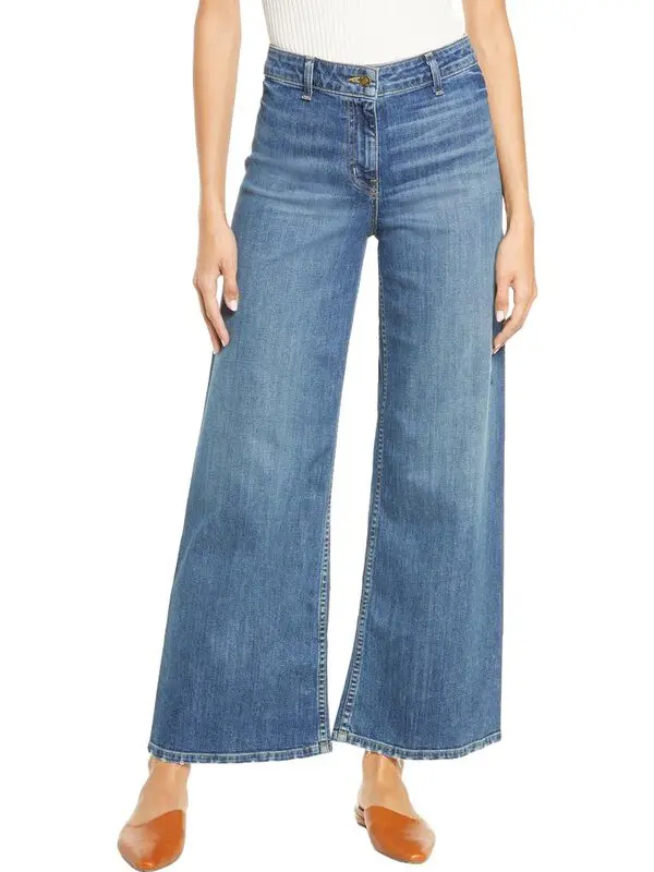NILI LOTAN Megan Wide-leg Jeans - Classic Wash