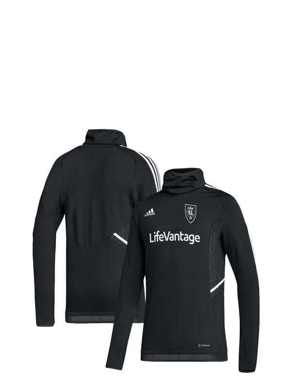Adidas Real Salt Lake Cold.rdy Pullover Jacket By - Black
