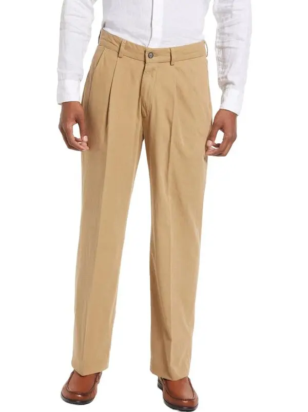 Berle Charleston Washed Poplin Chino Pants - Tan