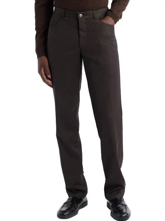 JACK VICTOR Sage Five-pocket Pants - Brown
