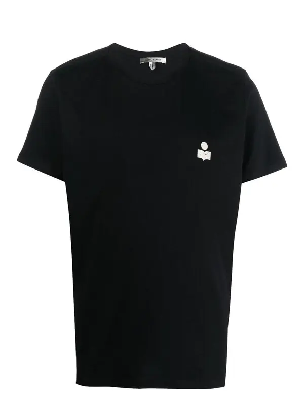 MARANT Zafferh Logo-print T-shirt - Black