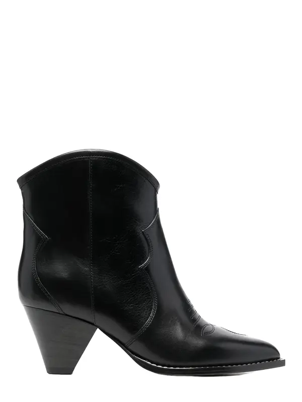 Isabel Marant Darizo 70mm Leather Boots - Black