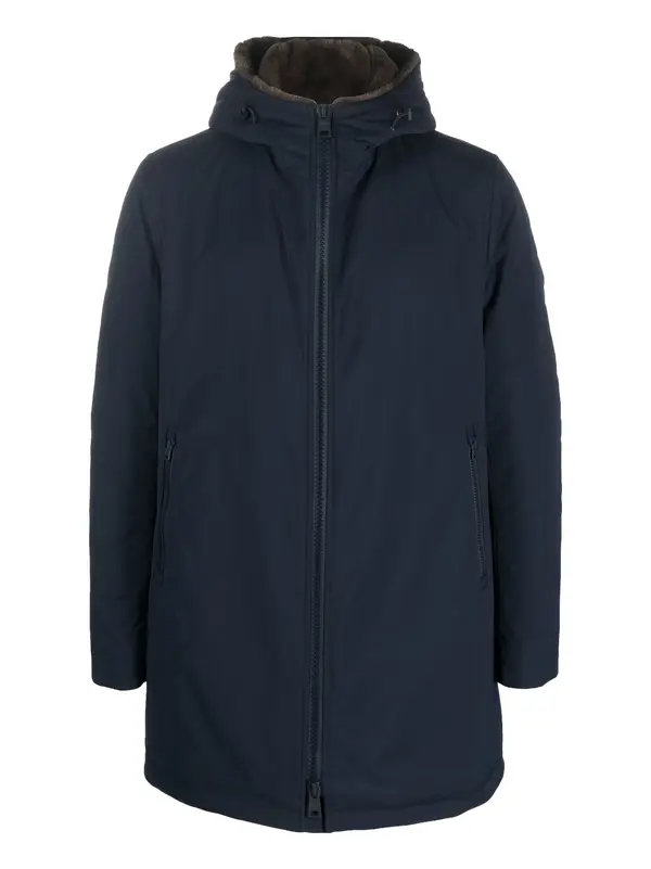 Herno Hooded Parka Jacket - Blue