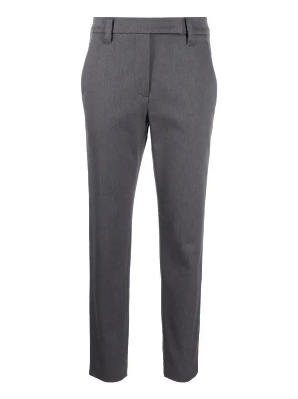 Brunello Cucinelli Tailored Tapered Trousers - Grey