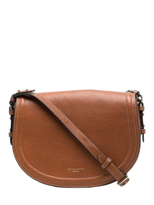 ASPINAL OF LONDON Stella Leather Satchel - Brown